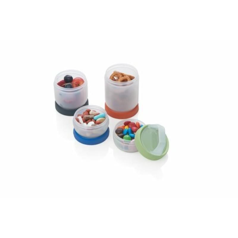 Human Gear Stax S Stapelbare Voedsel Containers Set van 4